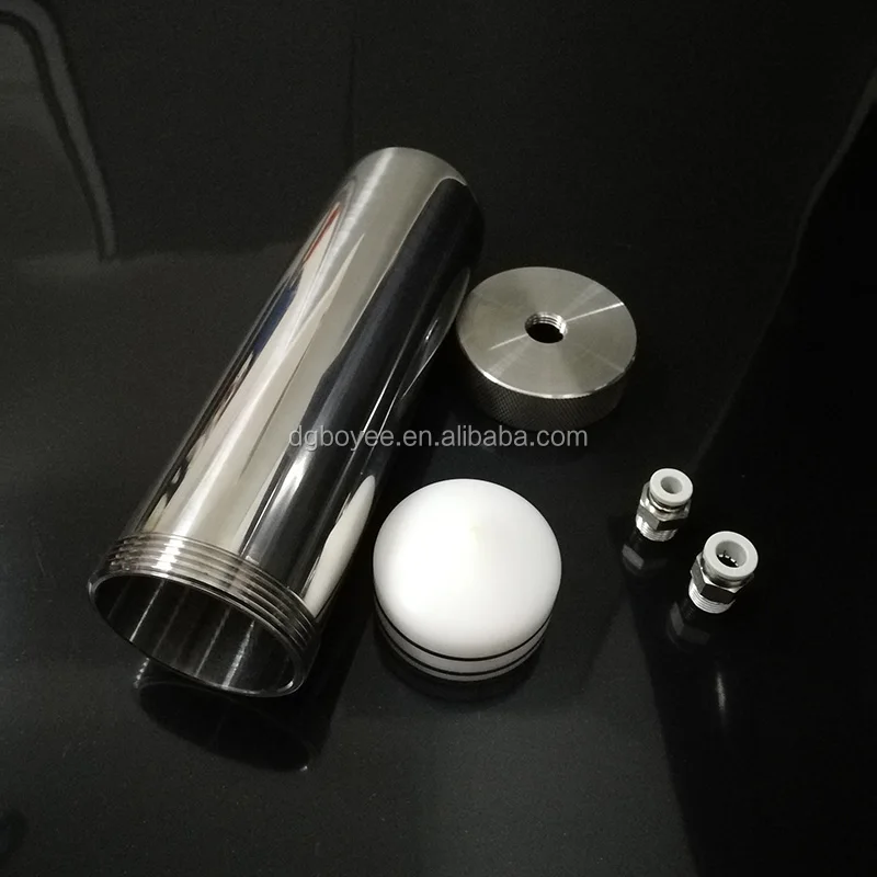 300/500cc Glue Dispensing Pneumatic Syringe - Stainless Steel