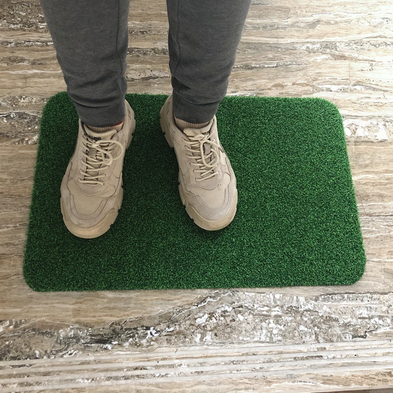 India Popular Indoor 100%pp Material Pvc Backing Artificial Turf Mat ...