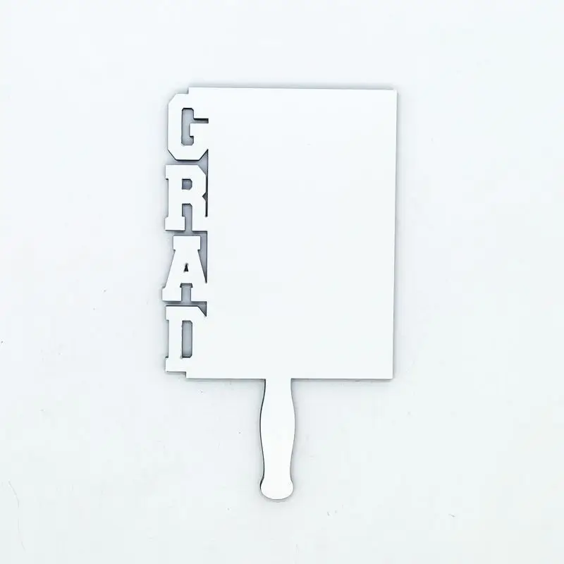 Sublimation Blank Graduation 2024 Fan Grad Fan Photo Frames For ...