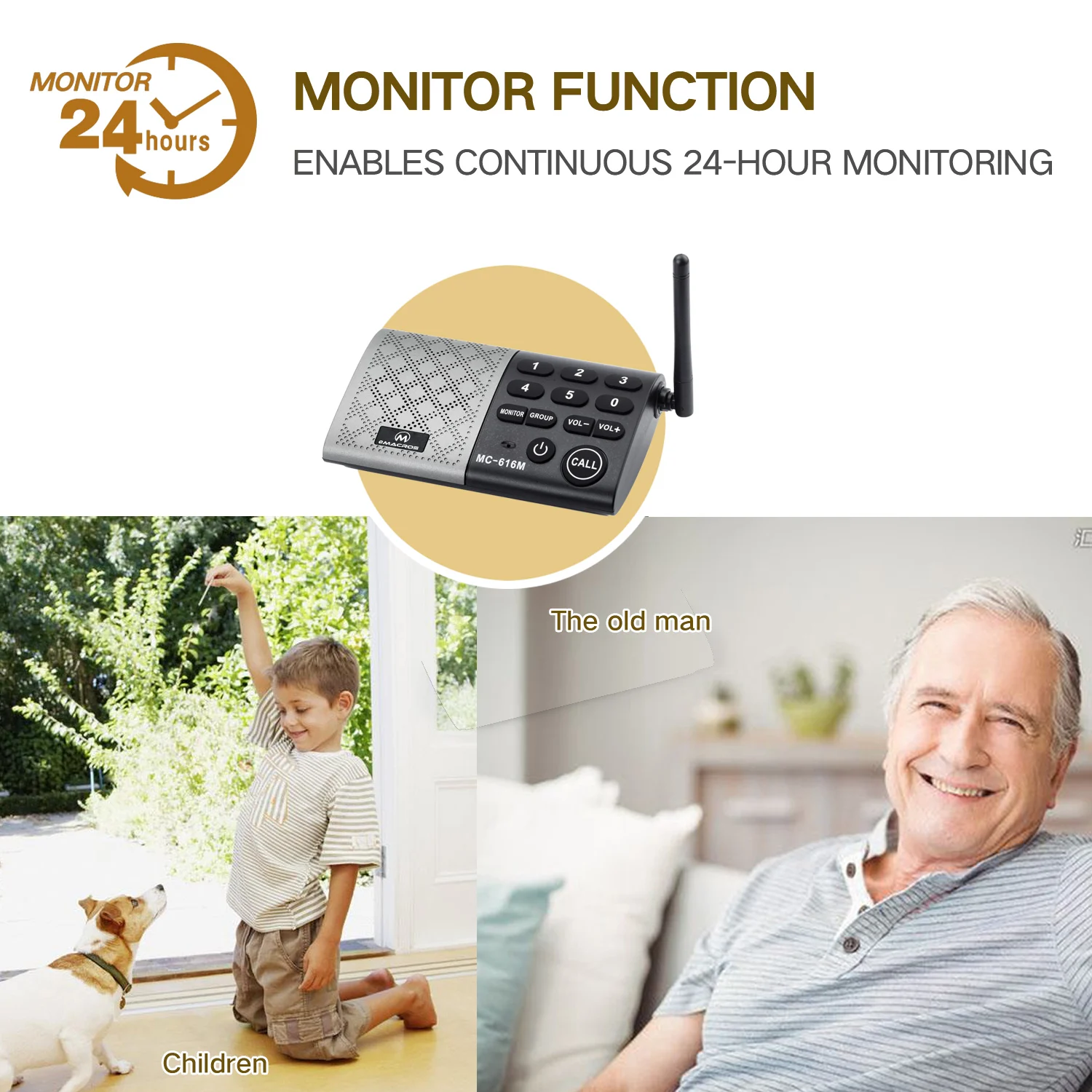 Quality Guarantee Two Way Wireless Intercom System 1 Sub Unit Handheld ...