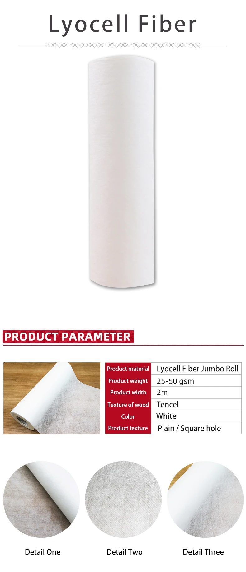 Lyocell Fiber Spunlace Nonwoven - Sustainable & Durable