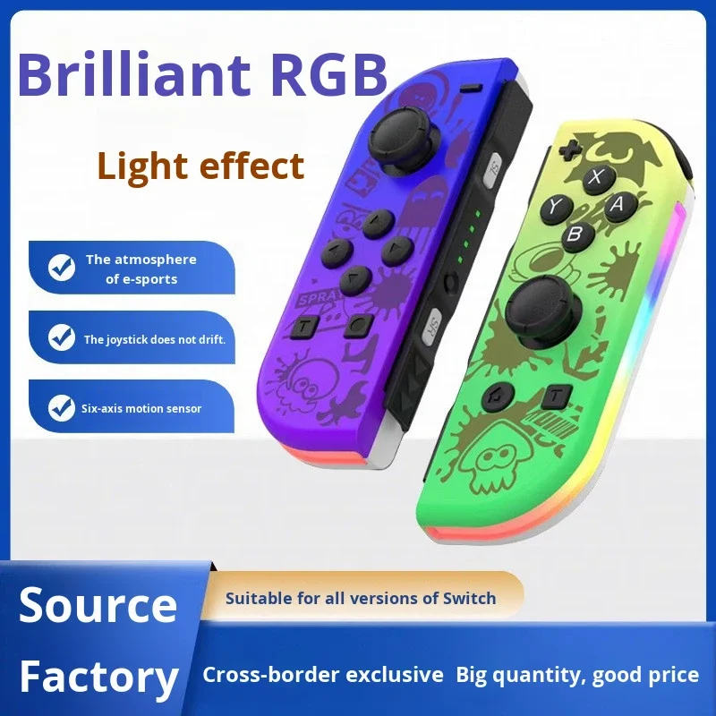 Wireless Game Controller Left & Right Joypad Hall Effect Analog Wake up ...