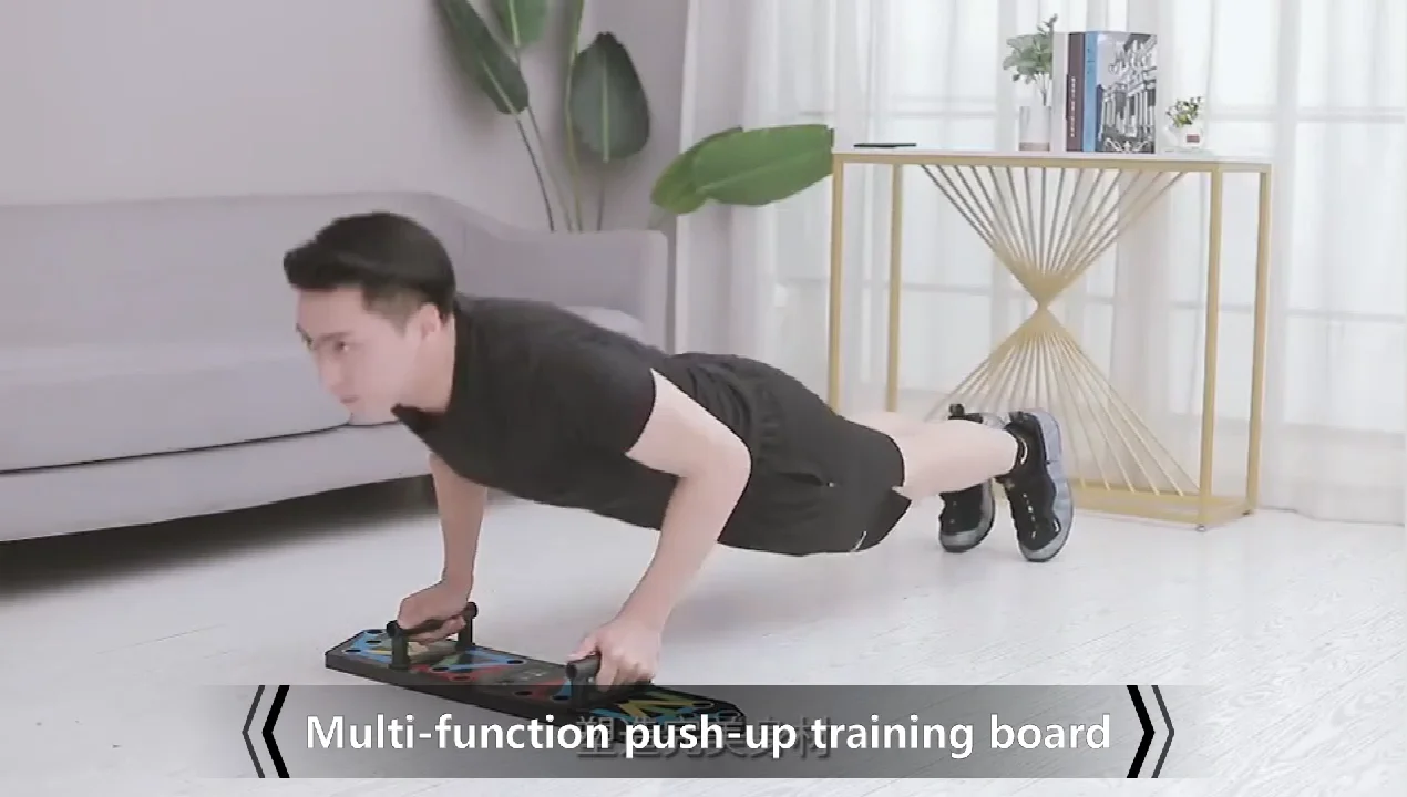 Push-up Pushup Foldable Workout Fitness Muscle Portable Set System ...