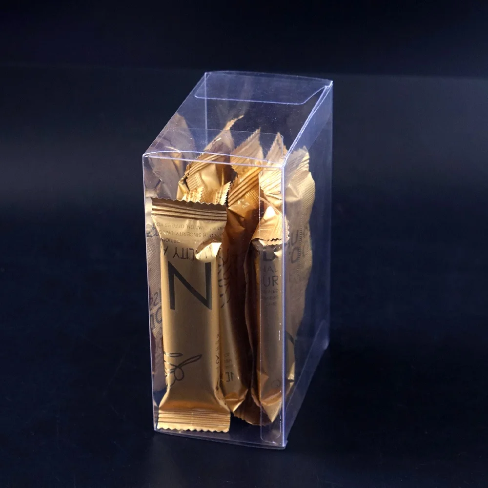 Plastic Clear Boxes for Favors Transparent Gift Box for Cookie Macaron ...