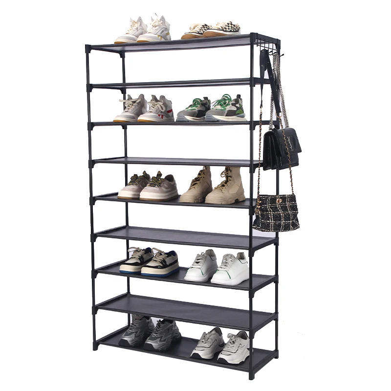 Portable Collapsible Shoe Rack Storage Organizer Entry Way Shoe Display ...