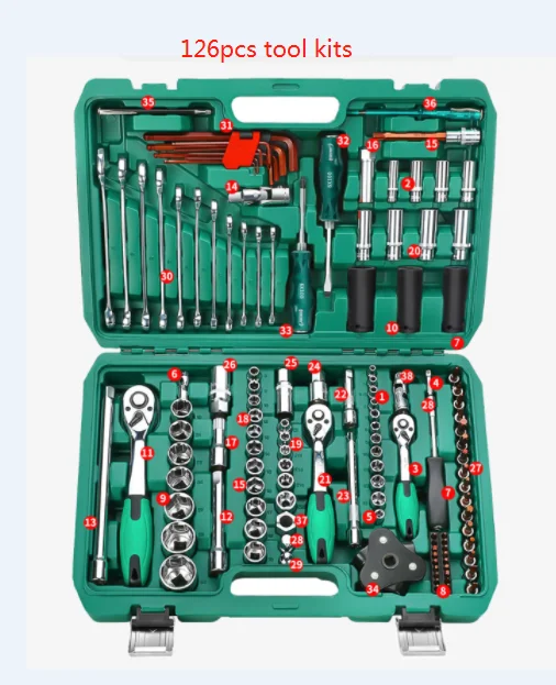 216PCS Auto Repair Tool Set - High Efficiency & Customizable