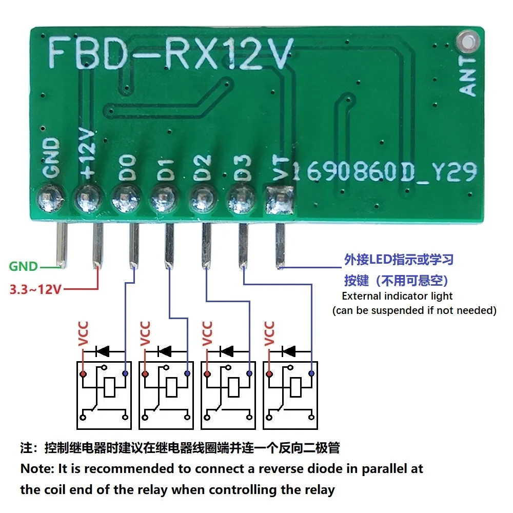 Replacement Of Onkyo Receiver Tx - Rs 605 Remote Rf Transmitter And ...