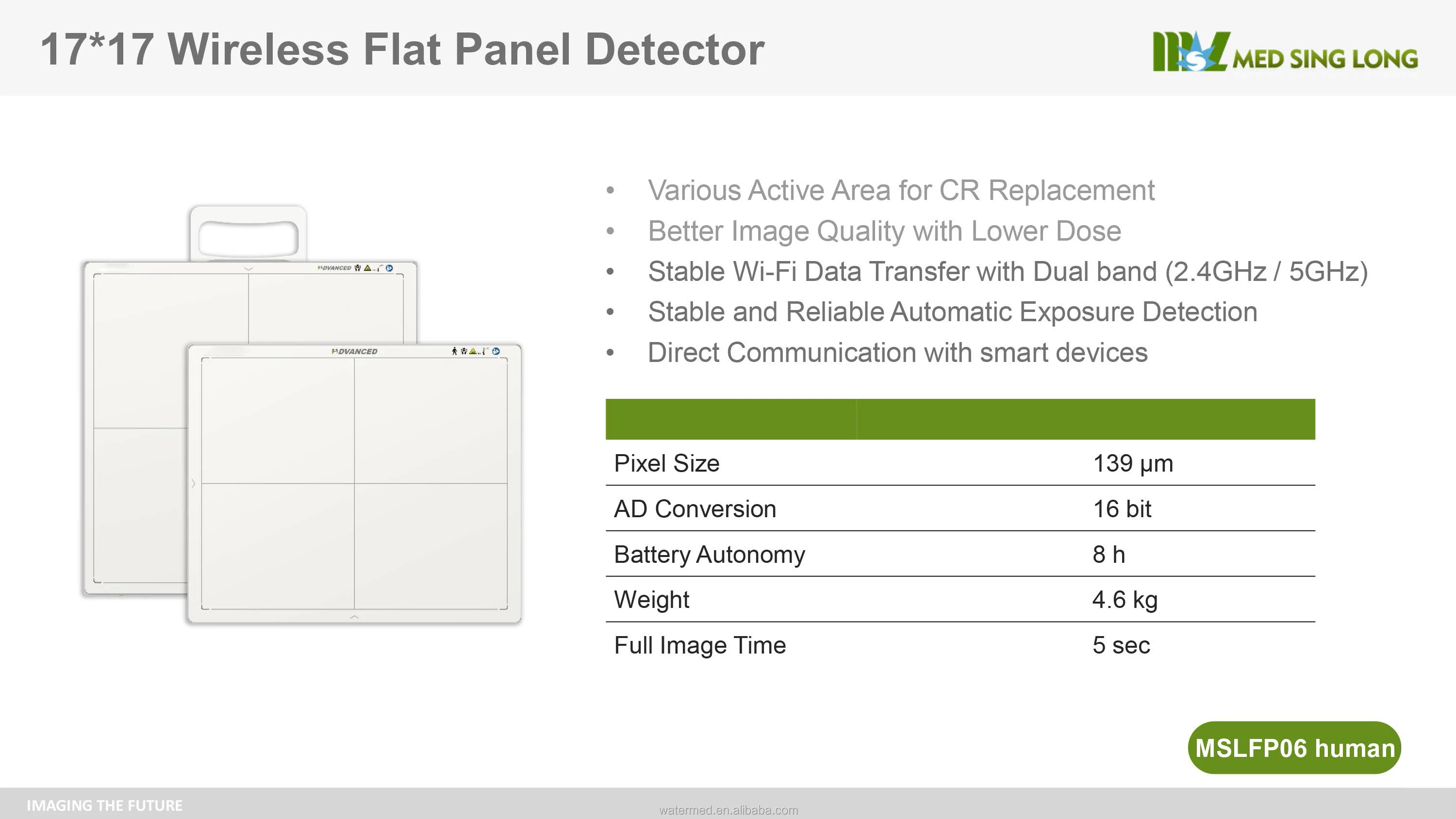 Digital Radiography - MSL Flat Panel Detectors for X-ray