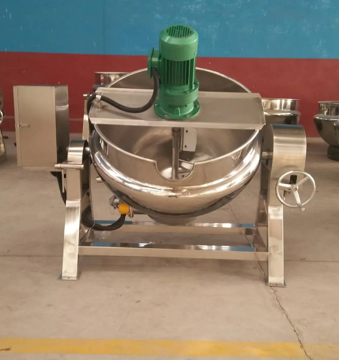 Industrial Sugar Cooking Pots With Mixer/jam Jacketed Cooker With ...