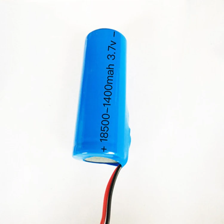 High Capacity China Factory 18500 18490 3.7v 1400mah Li Ion ...