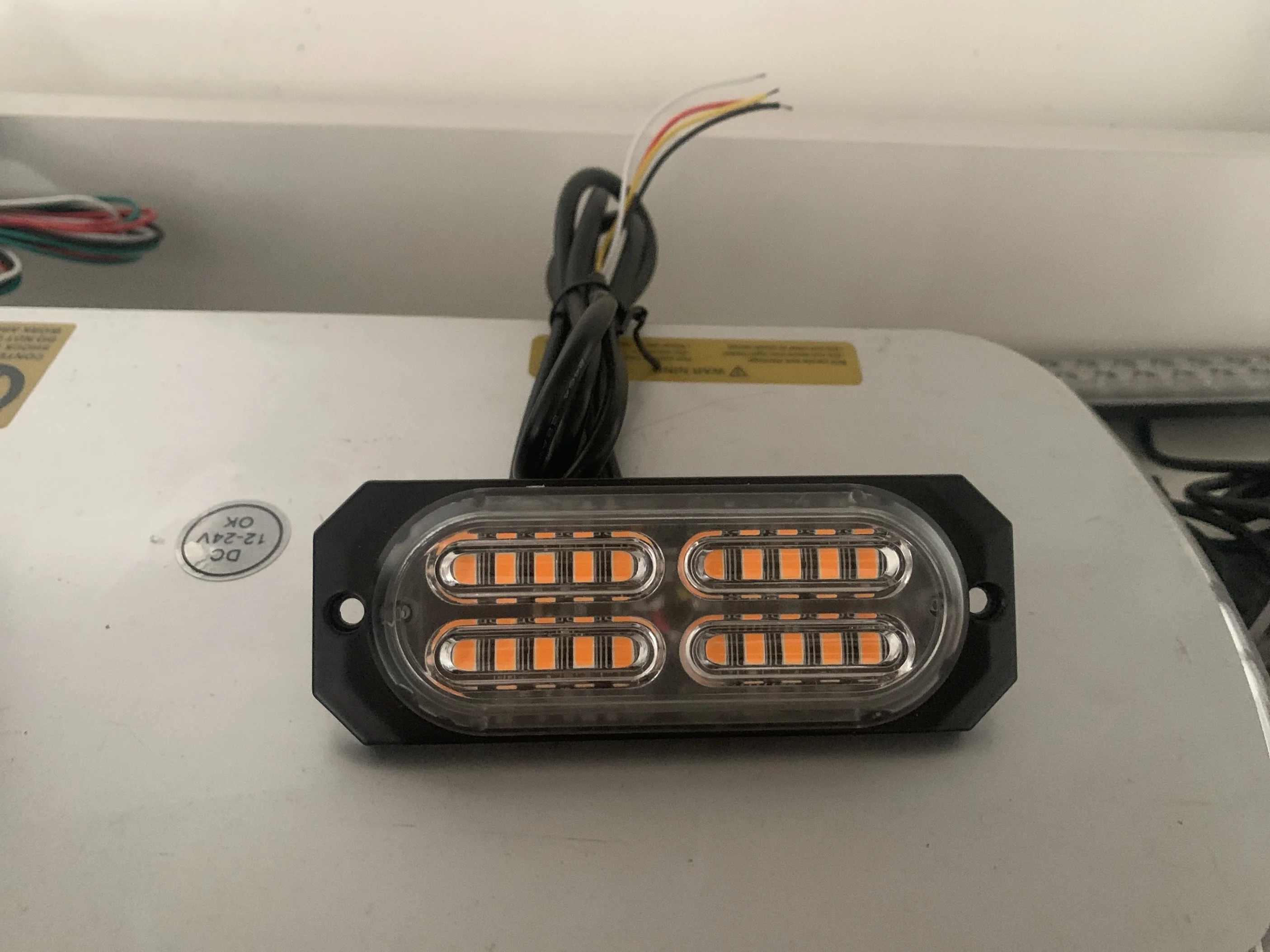 20LED Car Side Warning Lights Truck Car Truck Emergency Strobe Flashing ...