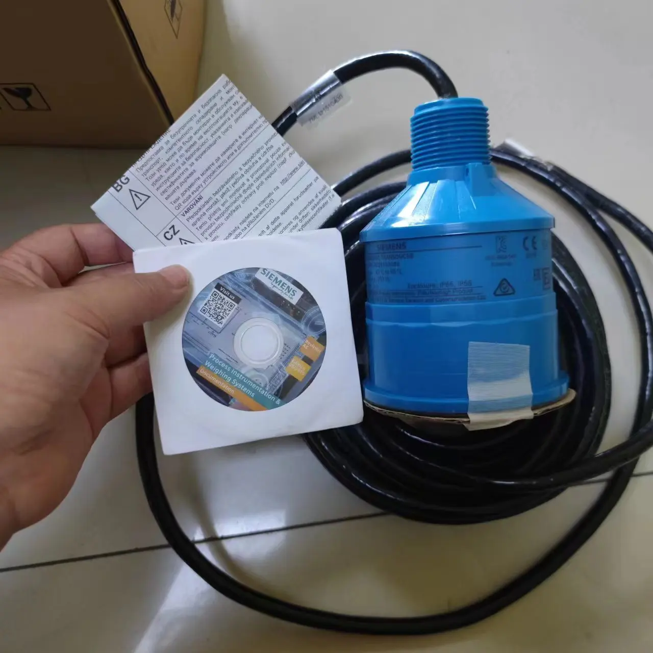 Siemens Echomax Xps-10 Ultrasonic Level Transducer 7ml1115-1ca30 Level ...