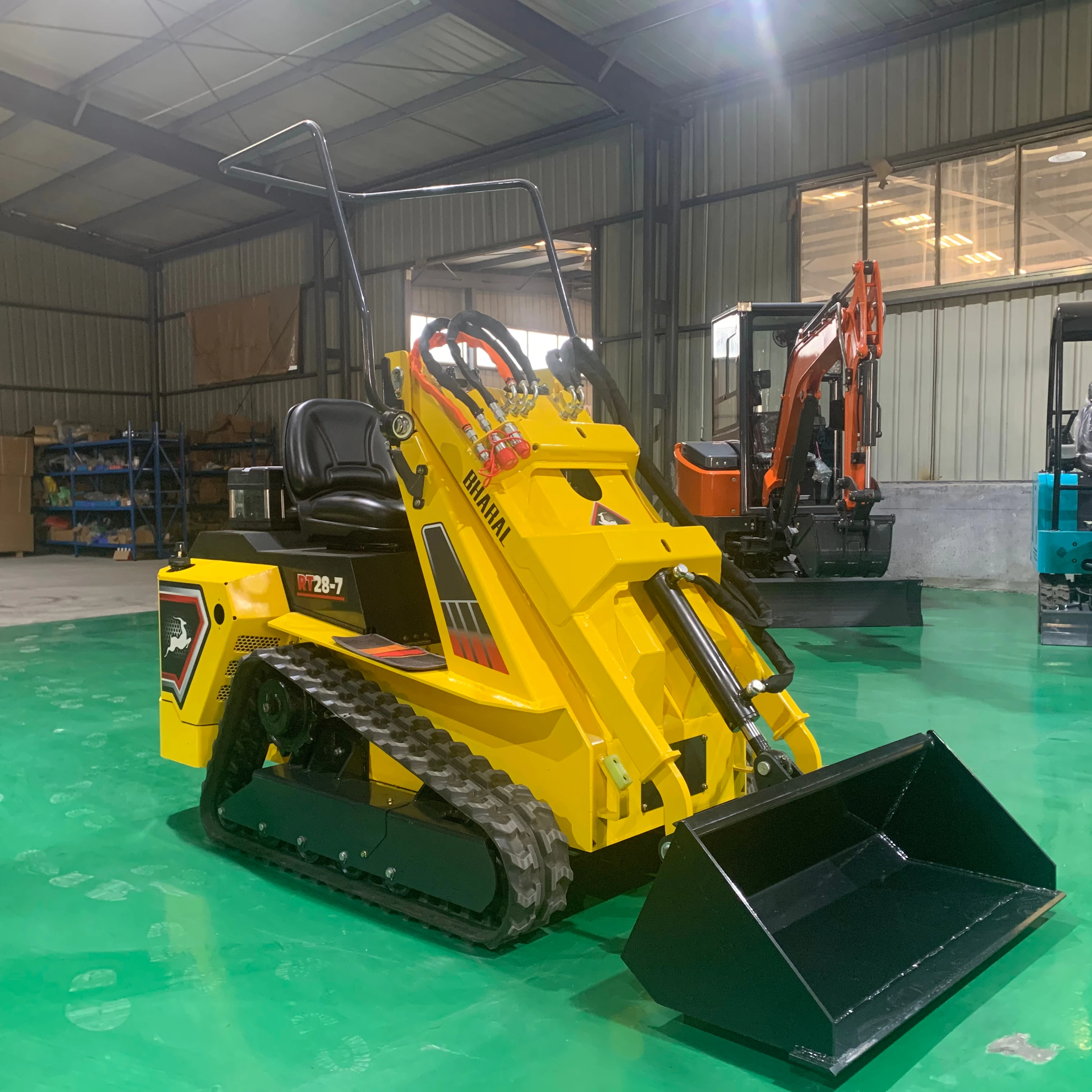 New Skid Loader Forestry Mulcher Track Skip Steer Loader Smaller ...