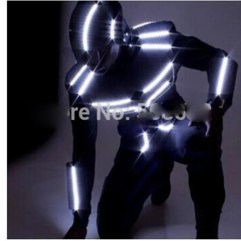 LED Dance Suit Robot Costume - Light up Performance Gear