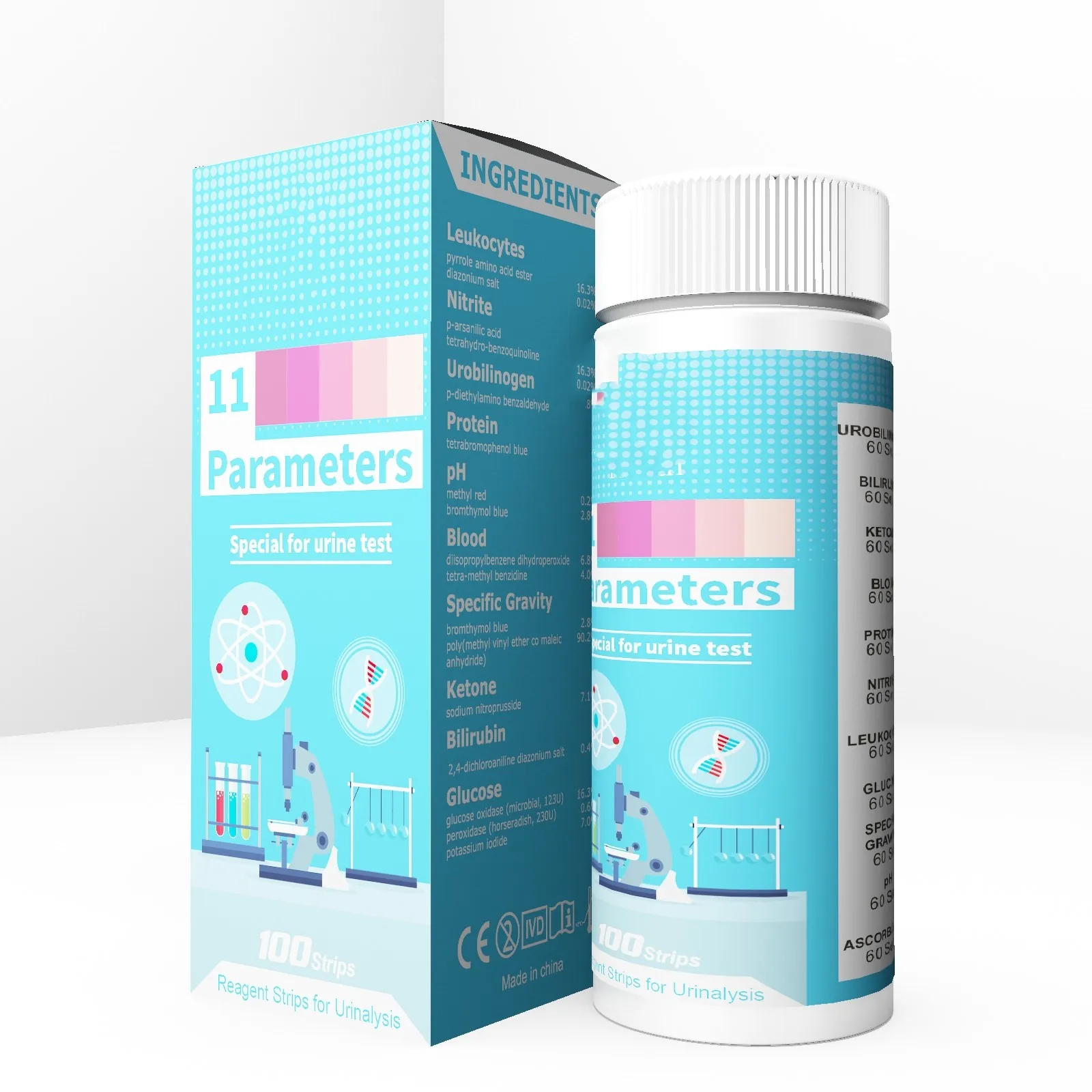 11 Parameters Urine Dipstick Analysis test Strips From China| Alibaba.com