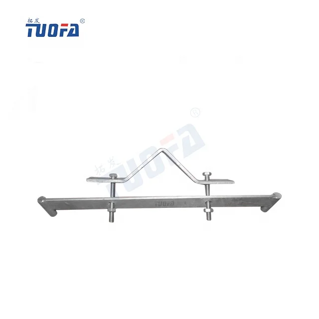 Galvanized Steel V Brace Cross Arm For Overhead Line Hardware ...