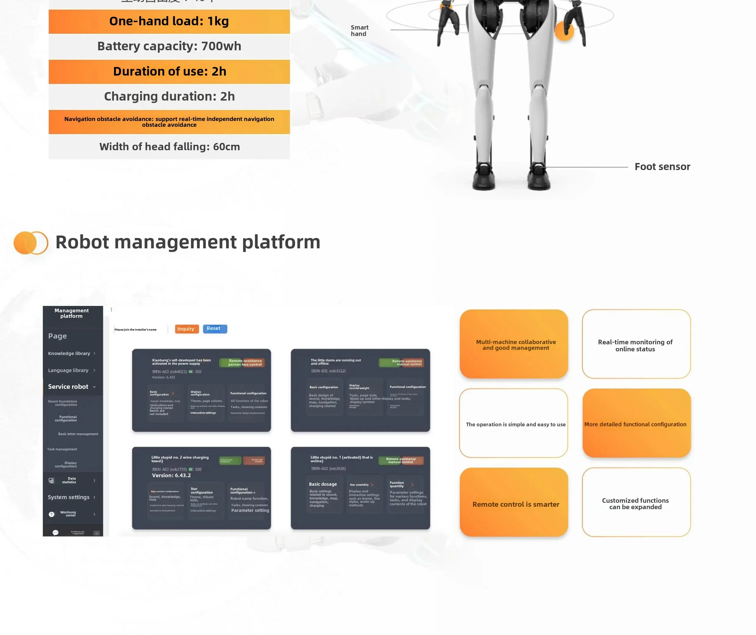 Autonomous Walking Humanoid Robot Greeter Face Recognition Voice ...