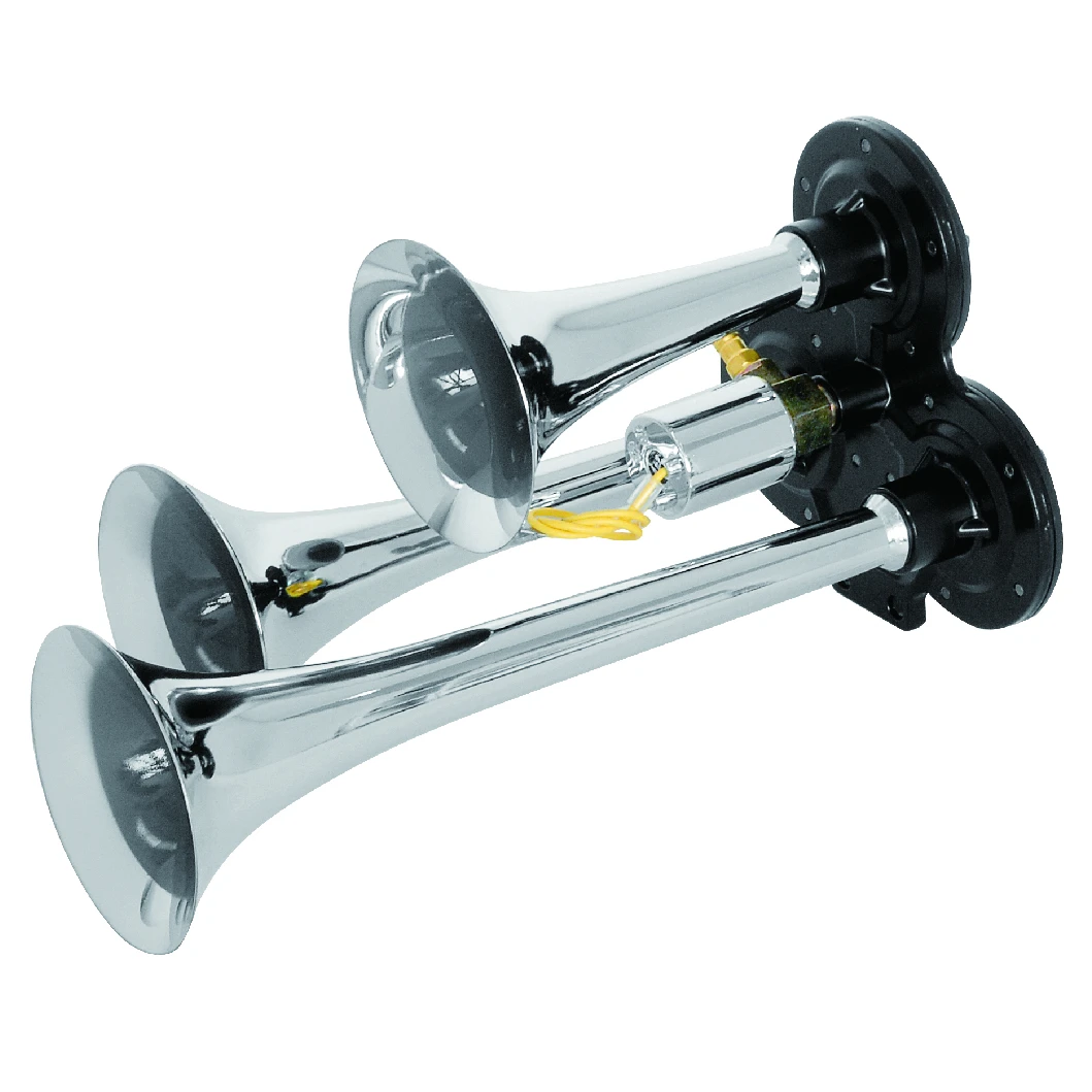3 Pipe Air Horn 12/24V Truck Horn - 115db Sound Level