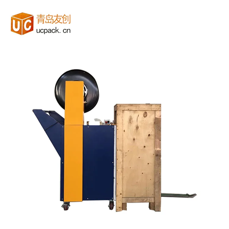 Moving Semi Automatic Pallet Strapping Machine with Arm