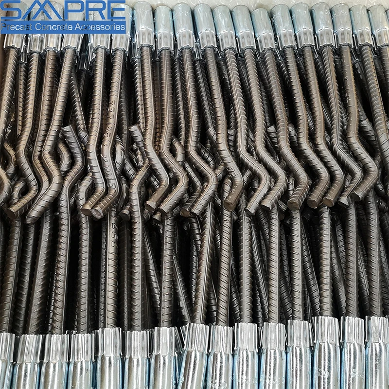 Long Wavy Tail Threaded Anchor Concrete Lifting Anchor For Precast ...