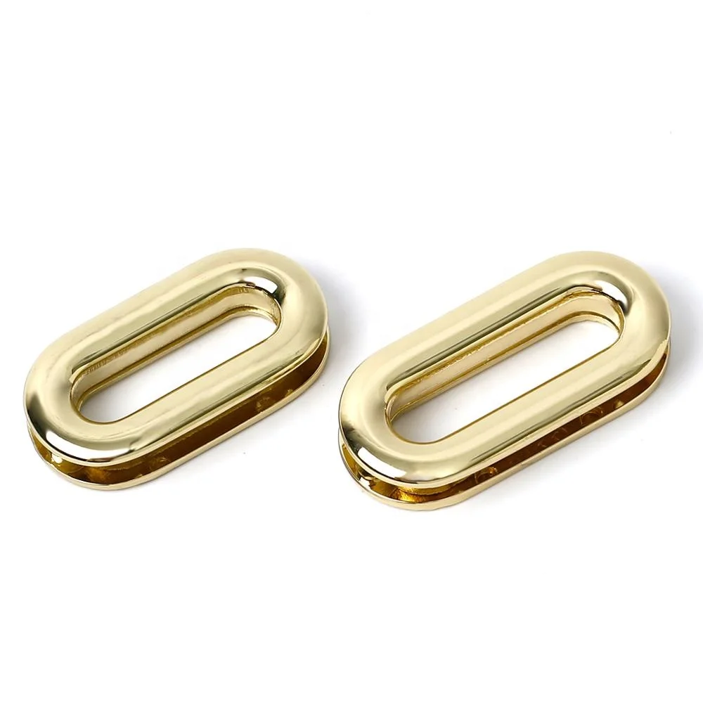 Zinc Alloy Metal Eyelets For Leather Bag Screw Type Oval Eyelets And ...