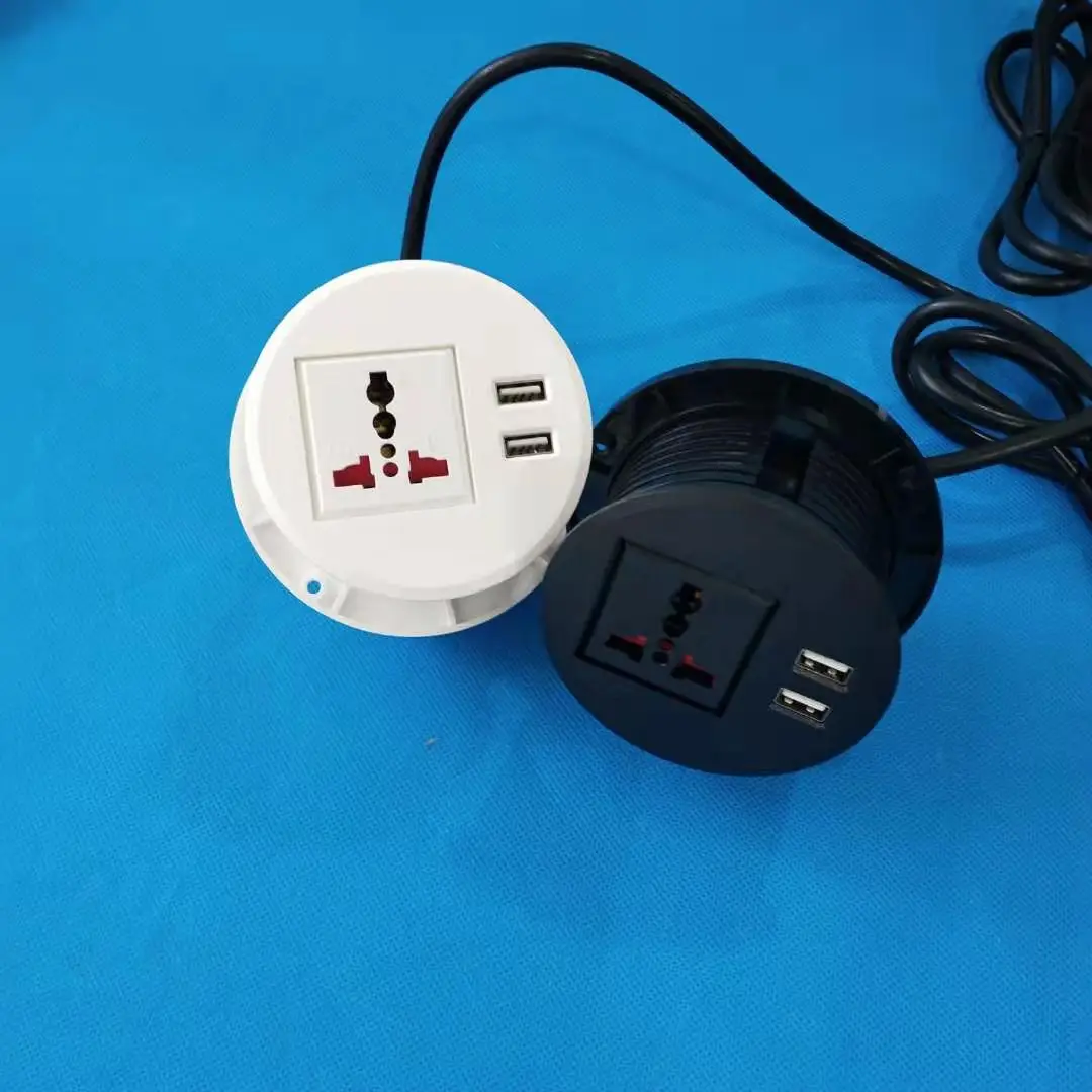 Smart Universal Plug - Power and USB for Conference Tables