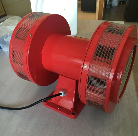 Ms-790 Double Electric Siren 220v Motor Alarm Siren 140db For Fire ...