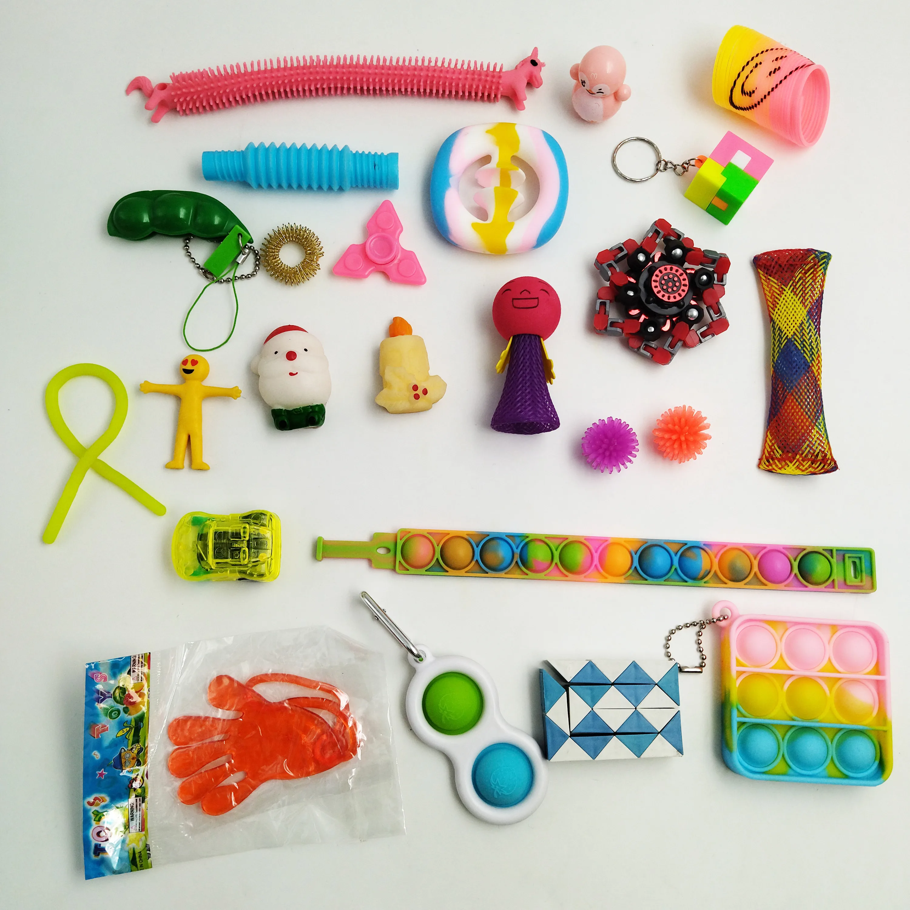 Custom Fidget Toys Calendar 2022 Kids Christmas Countdown Calendar 24 ...