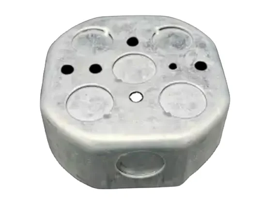 Octagon Box,Drawn-size: 4" Octagon Height: 1-1/2" Thickness: 1.6mm ...