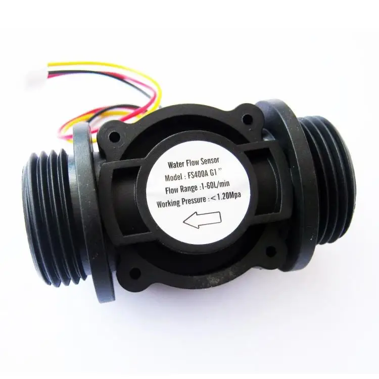 Dn25 Water Flow Sensor Fs400a Water Hall Sensor Meter Flowmeter Heater ...