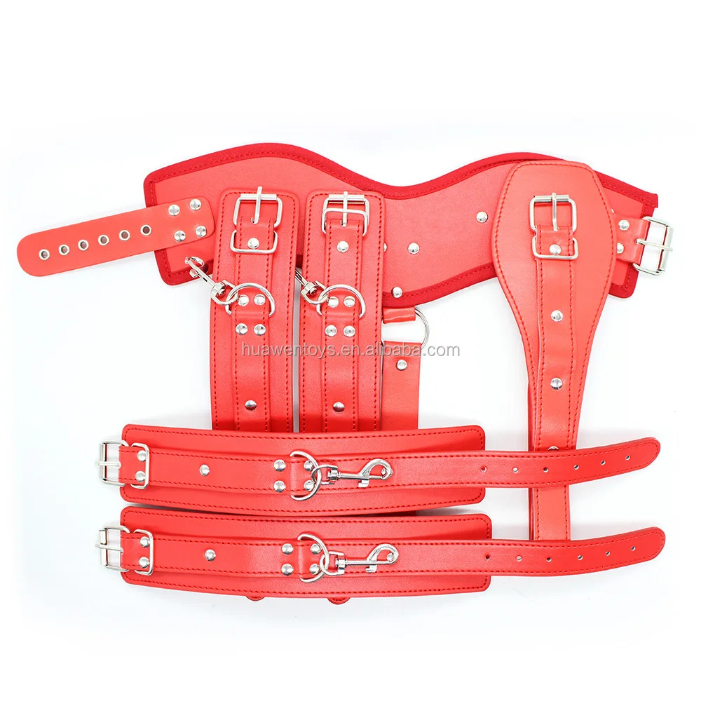 Women Body Harness Leather Restraint Armour Sm Clothes With Metal ...