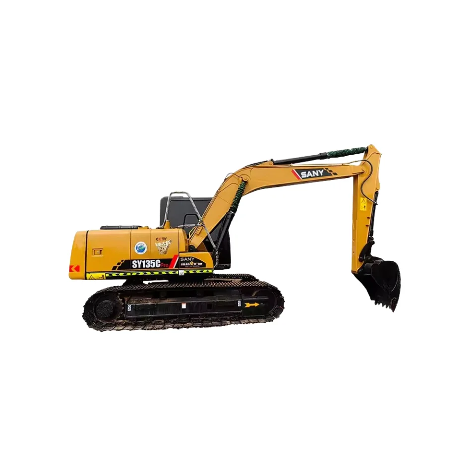 Sany Sy135 Excavator Used Excavators Diggers Engineering Construction ...