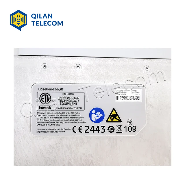 Wireless Baseband Processing Unit Baseband 6630 KDU137 848 BBU RBS6601