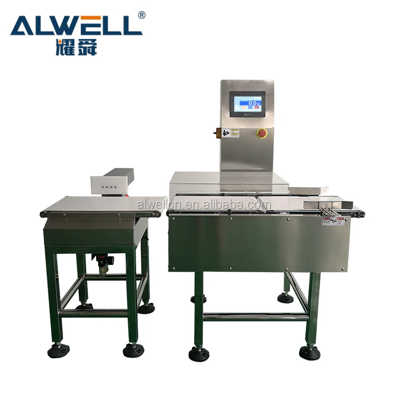 Automatic Digital Weighing Scales Checkweigher Conveyor Belt Check Weigher Machine Online Food ...
