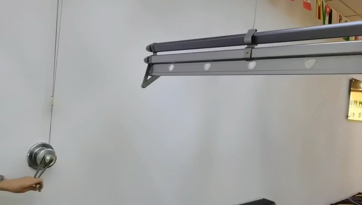 Manual Drying Rack Lifting Clothes Dryer Ceiling Mouted Clothes Drying ...