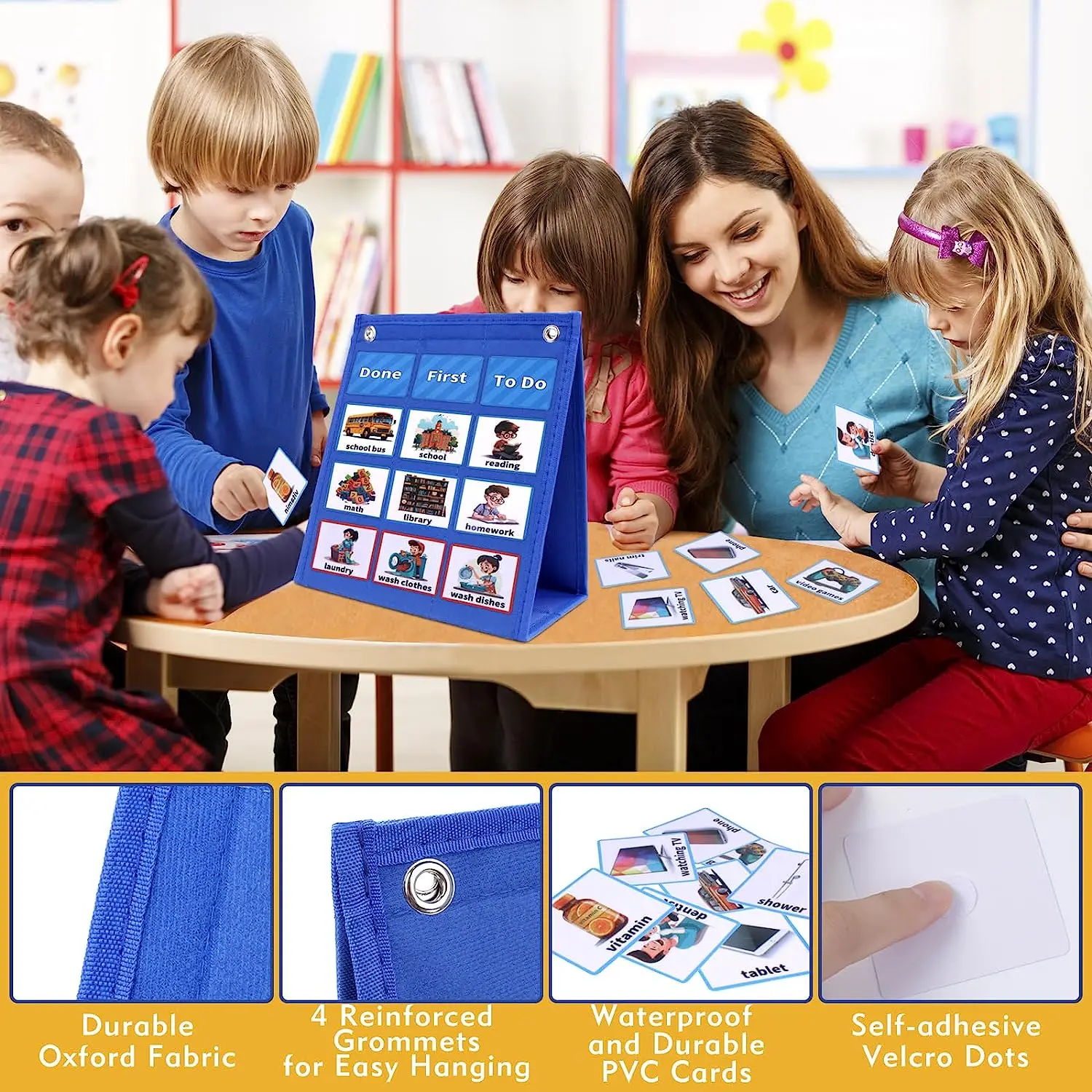 New Design Visual Schedule for Kids - Daily Routine Chart