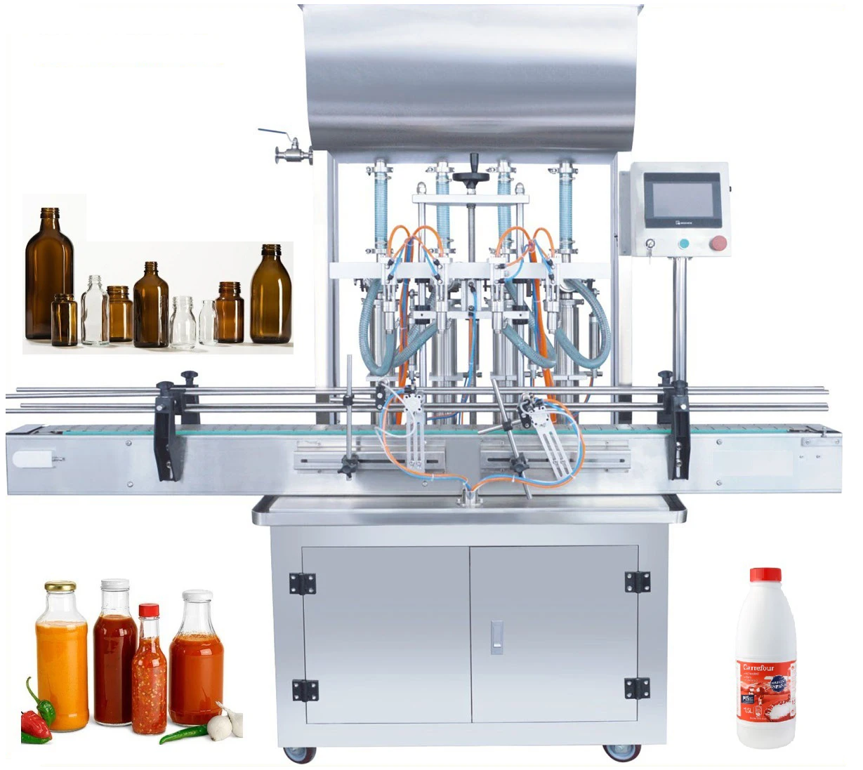 Small Bottle Filling Machine Glass Vial Injection Vial Filler Gorilla ...