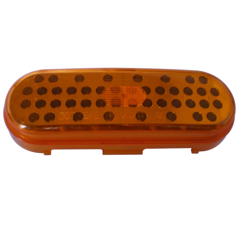Emark Dot 6 Inch 26 Leds Oval Amber Trailer Truck Lorry Rv Stop Turn ...