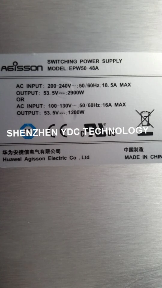 Emerson Huawei Agisson Epw50-48a-e 48v 50a Rectifier Module For Bst ...