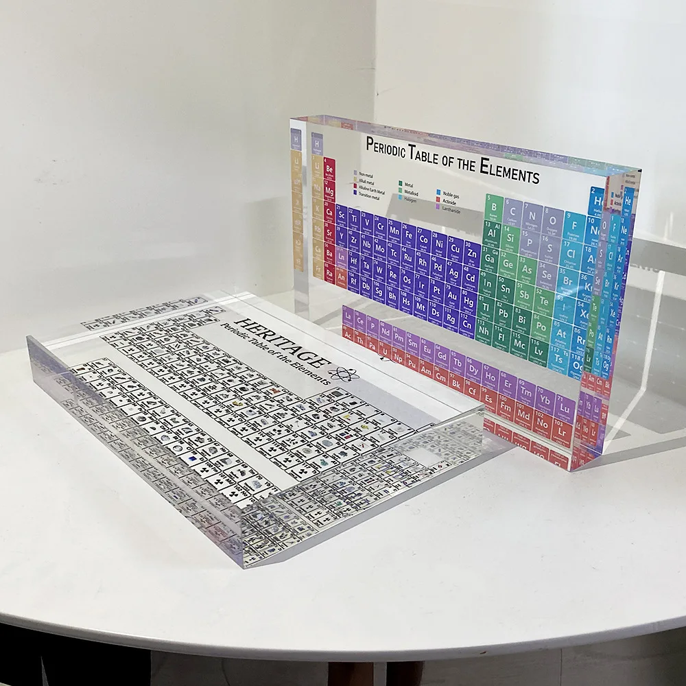 Acrylic Periodic Table Display - Creative Gift & Decor
