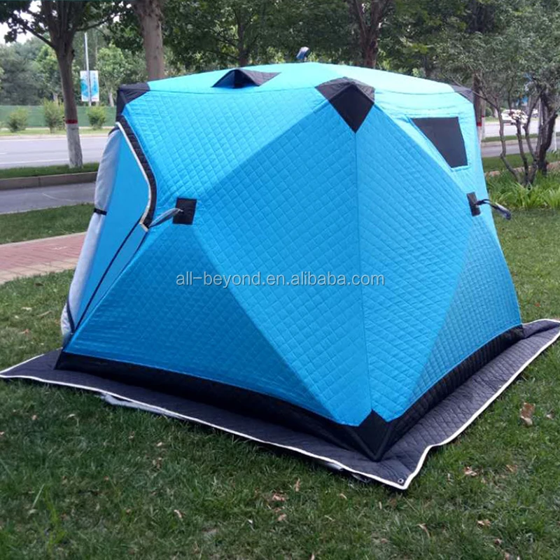 Outdoor Heavy-duty Winter Instant Open 2-4 Person Ice Fishing House ...