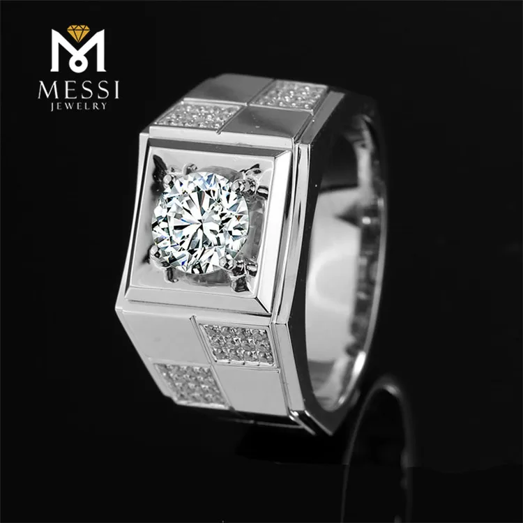 Messi Jewelry - 14k 18k Real Gold with Moissanite Rings