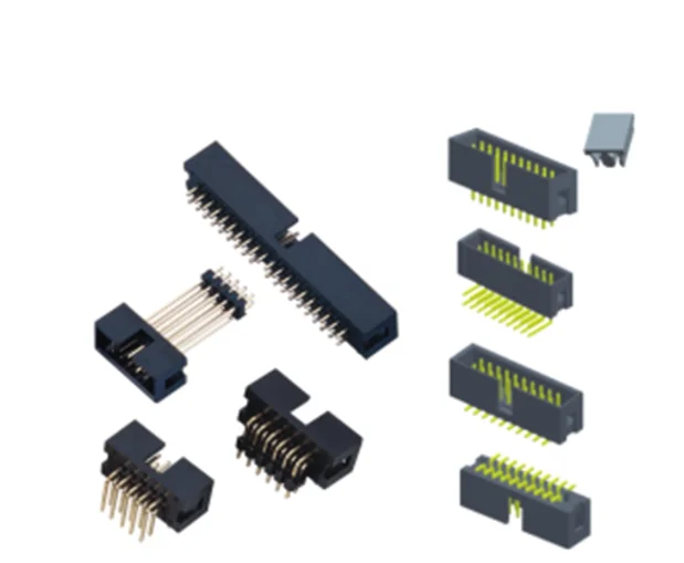 1.27mm Pitch Female Header With Different Post Insulation Height=4.3mm ...