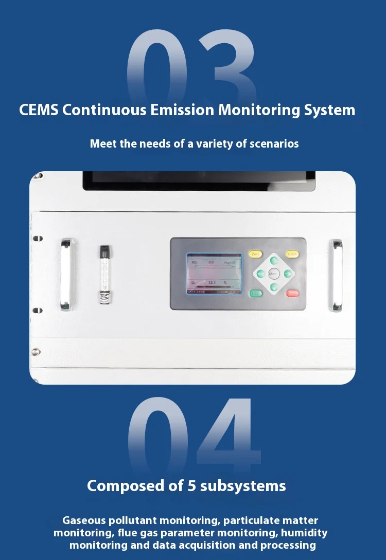 Lanchuang Intelligent CEMS Continuous Monitoring System SO2 NOX ...