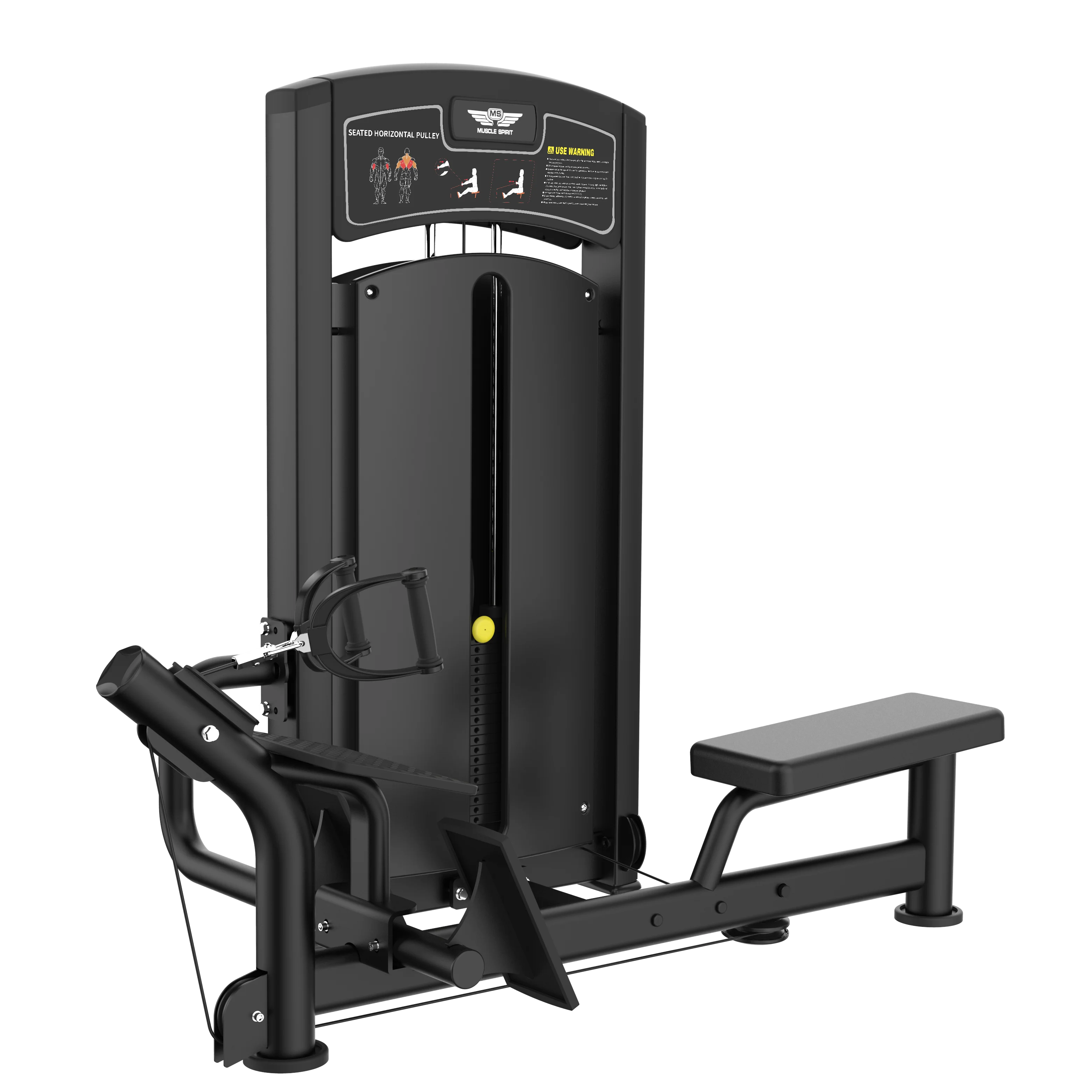 Seated Row Leg Curl Lat Pull Commercial Gym Equipment Muscle Building ...