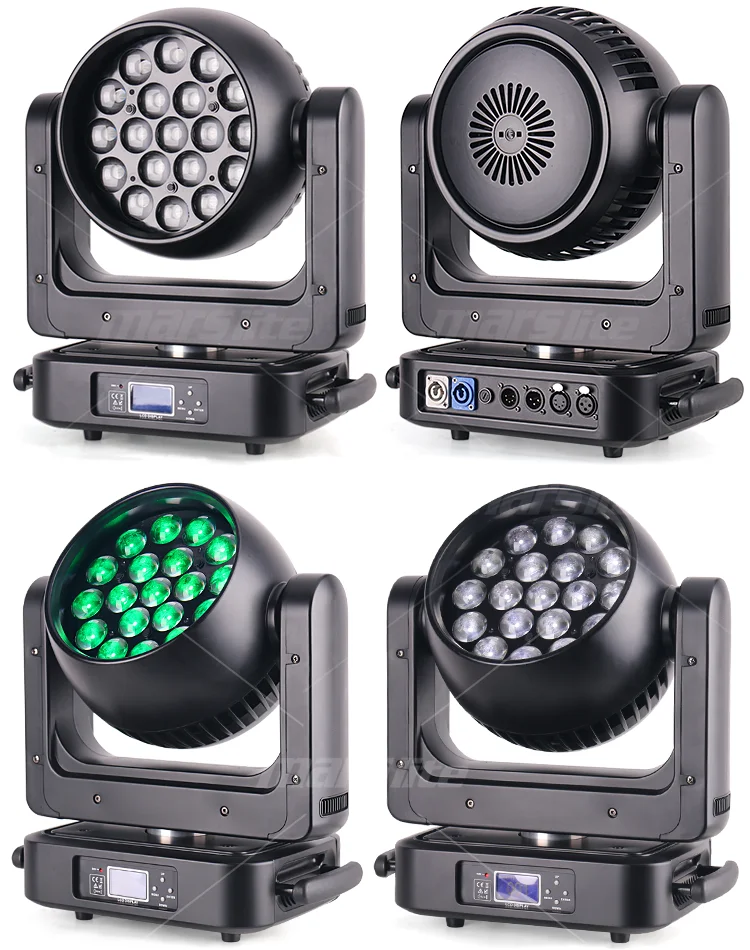 Professional Stage Lighting - 19X25W RGBW LED Moving Head