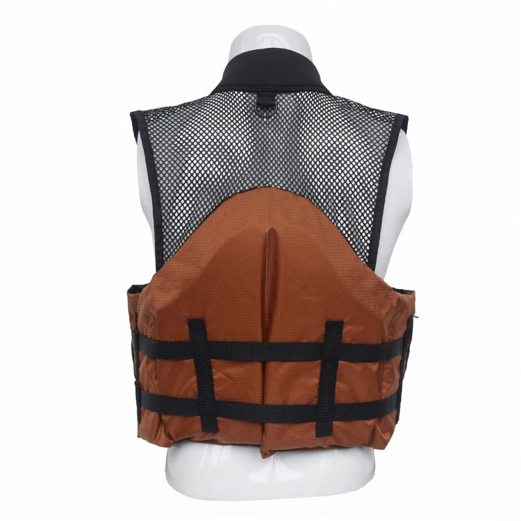Universal Fly Fishing Padded Mesh Vest Sports Safety Life Jacket ...