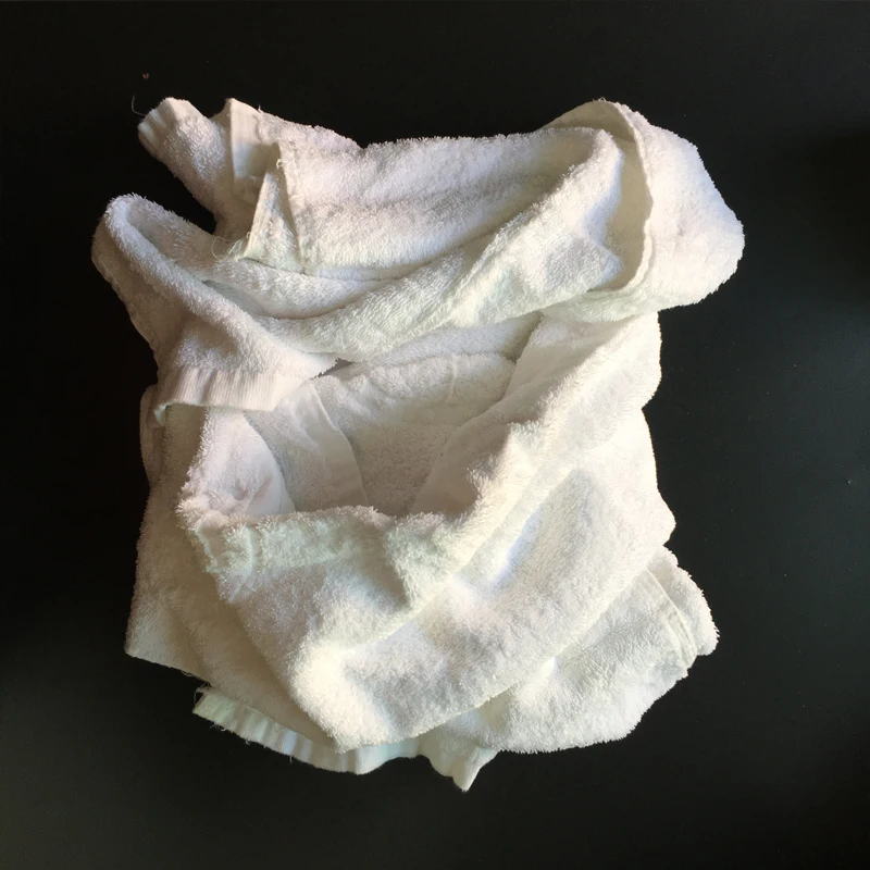 Impa 150601 High Quality Sewing Towel White Rags Cotton Used Bath ...