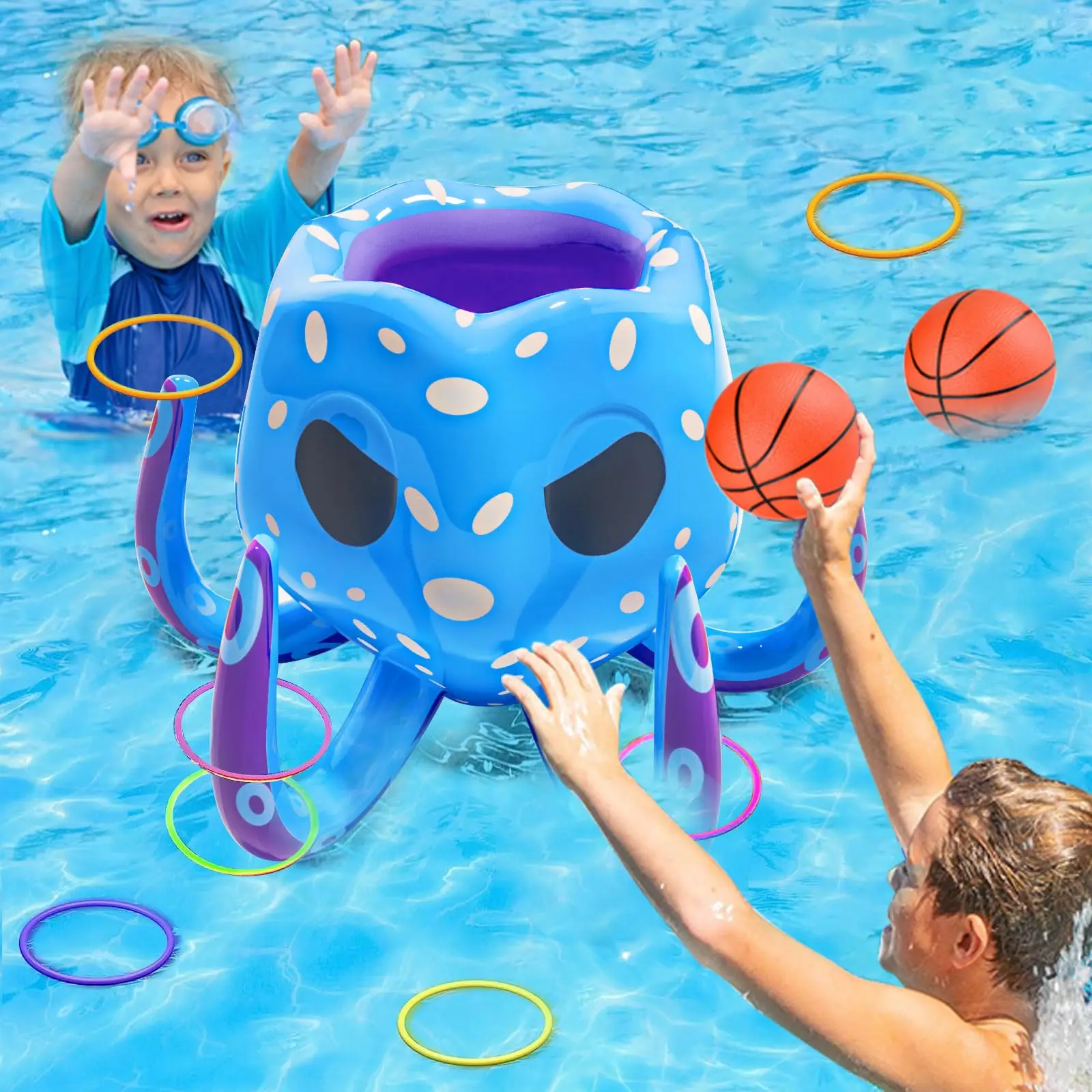 Wholesale Toys Inflatables Juguetes Octopus Classic Outdoor Pool Water ...