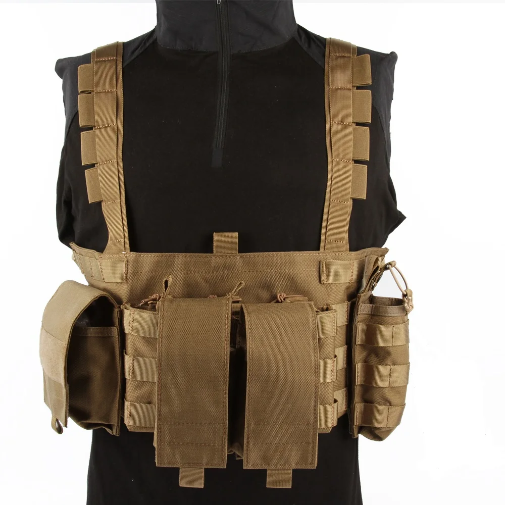 Tactical Molle Chest Rig Tactical Vest Unloading Waistcoat - Buy Chest ...